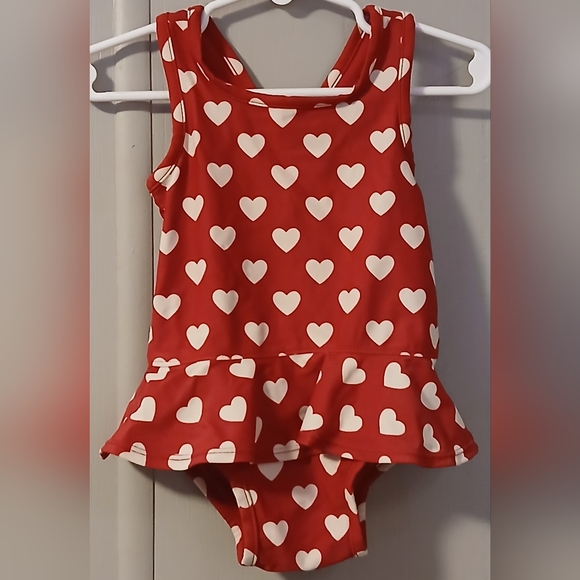GAP | Swim | Gap Girls 62 Months Heart Swimsuit | Poshmark